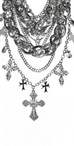 AKIRA - CROSS ME METAL NECKLACE