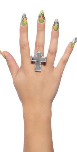 AKIRA - CROSS STACKING RING