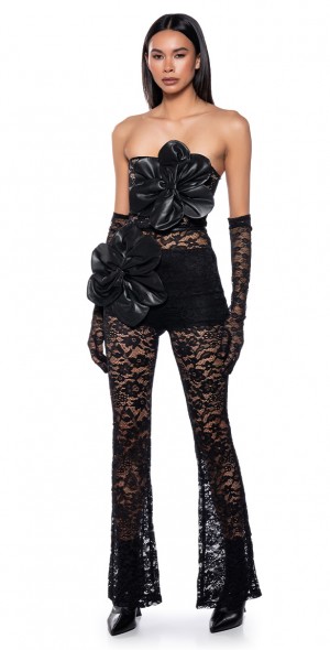 AKIRA - FLOWER POWER LACE JUMPSUIT