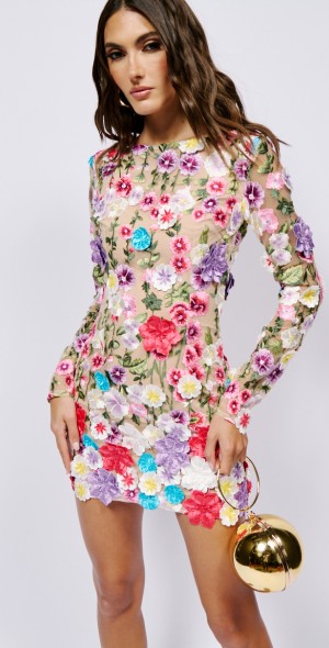 AKIRA - FLOWER POWER MINI DRESS