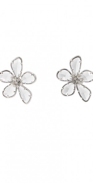 AKIRA - ROYAL FLOWER EMBELLISHED STUDS
