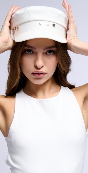 AKIRA - STARS ALIGNED BAKER BOY CAP