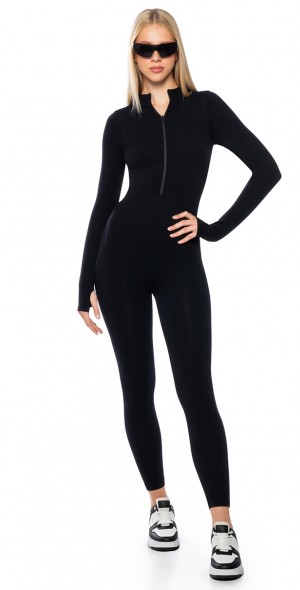 ANWND - BEST WITH ANYTHING ZIP UP CATSUIT