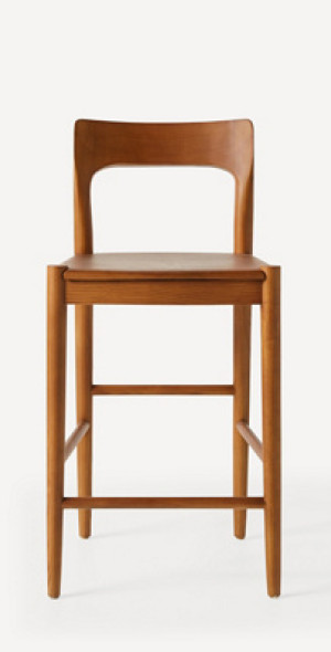 Anthropologie - Heritage Ash Wood Counter Stool
