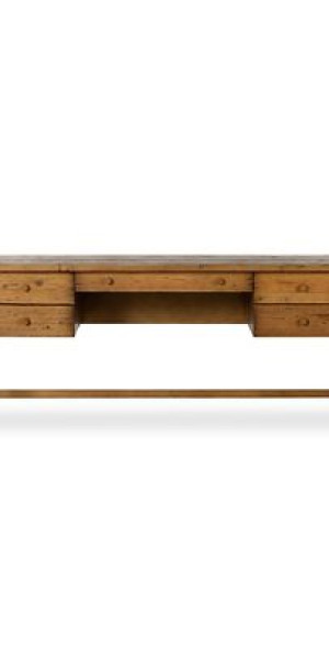 Anthropologie - Reign Waxed Pine Wood Writing Desk