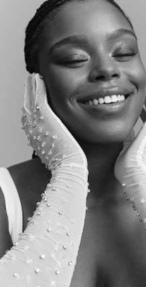 Audrey Adele - Mesh Opera Gloves