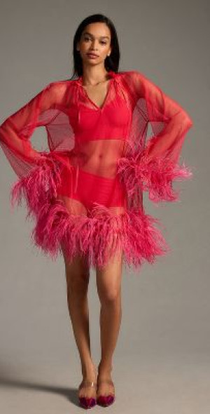 Audrey Adele - Sheer Dotted Cape