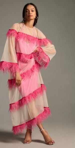 Audrey Adele - Sheer Feather Tunic