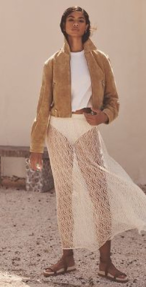 BLANKNYC - Cinnamon Crunch Suede Jacket