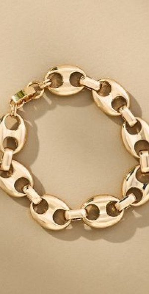 By Anthropologie - Chunky Pop Tab Bracelet