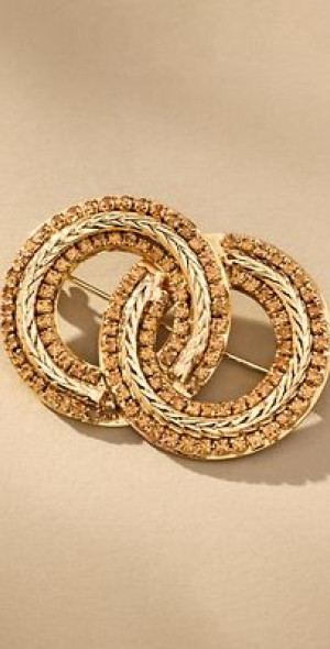 By Anthropologie - Double Circle Brooch