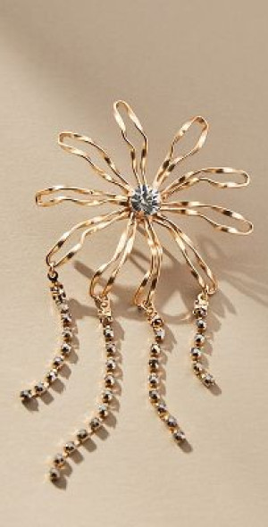 By Anthropologie - Drippy Flower Brooch
