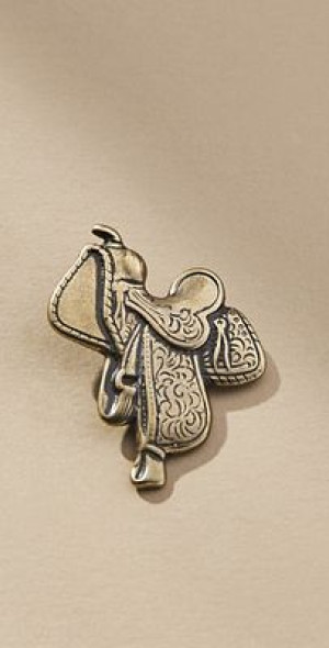 By Anthropologie - Western Saddle Brooch