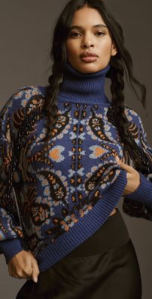 Farm Rio - Martina Sequin Sweater