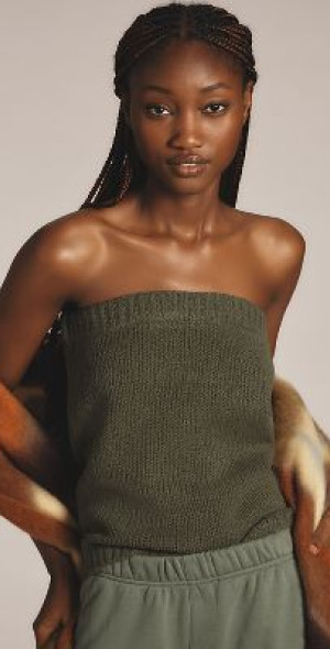 Flat White - Tube Top Sweater