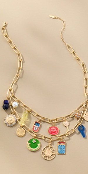 Maeve - Statement Charm Necklace