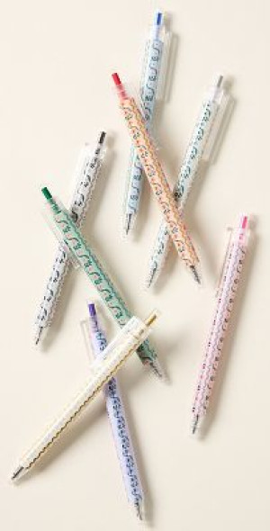 Rifle Paper Co. - Delphine Gel Pens, Set of 8