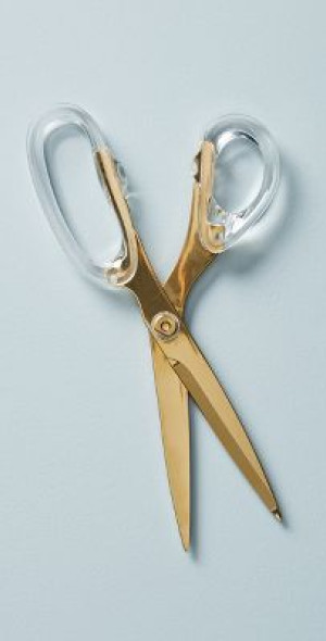 Russell Hazel Golden Acrylic Scissors