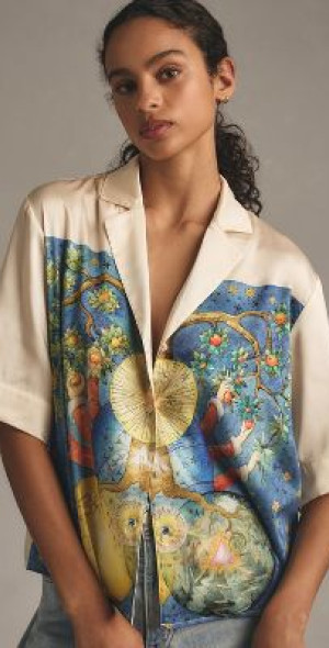 Scotch & Soda - Printed Embassy Tree Shirt Top