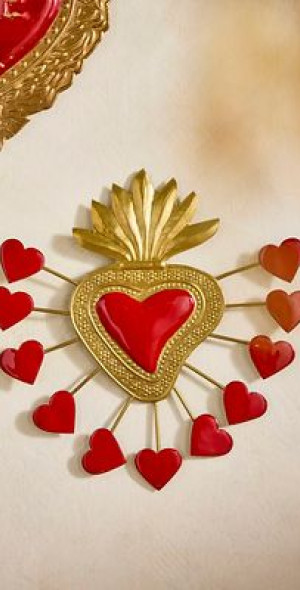 Terrain - Burnished Heart Medallion, Crimson Rays