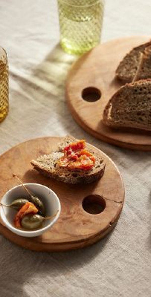 Terrain - Teak Serving Board, Round