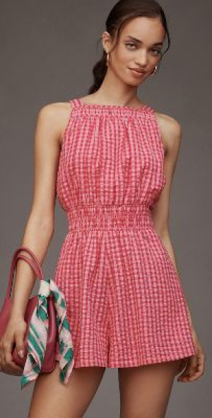 The Somerset Collection by Anthropologie - The Somerset Romper: Halter ...
