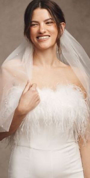 Twigs & Honey - Mini Allover Pearl Veil