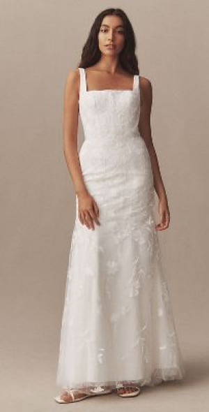 Watters - Wtoo by Henrietta Sleeveless Square-Neck Wedding Gown