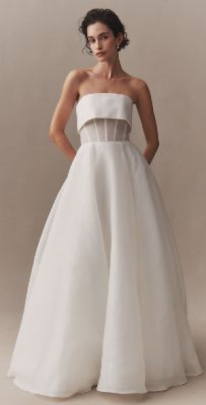 Watters - Wtoo by Lilibet Strapless Wedding Gown