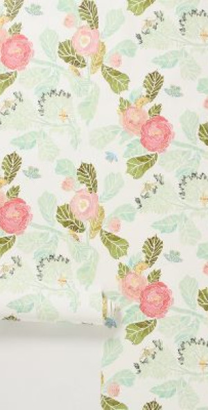 York Wallcoverings - Shelley Hesse Watercolor Flora Wallpaper