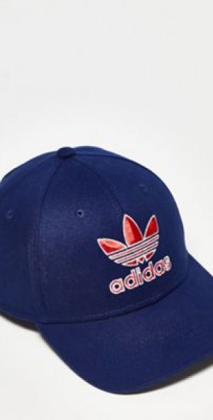 adidas Originals - icon snapback 2.0 in navy and red