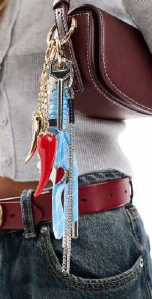ASOS DESIGN - chilli bag charm in multi
