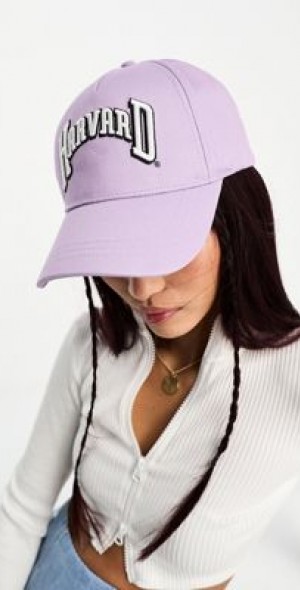 Boardmans - Harvard University cap in lilac-Purple