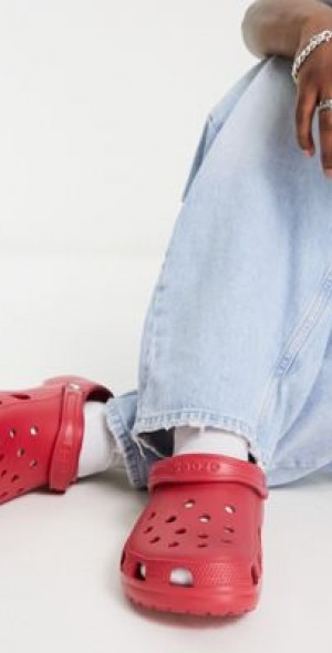 Crocs - classic clogs in red