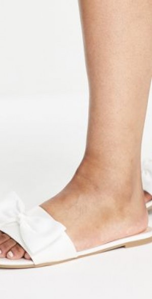 Ever New - Bridal sliders in ivory-White