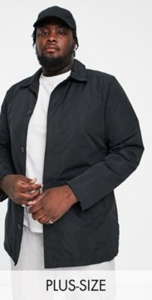 French Connection - Plus lined classic trench coat in black