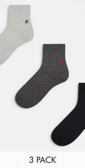Gramicci - basic crew socks in multi
