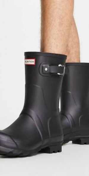 Hunter - original short hunter boots in black