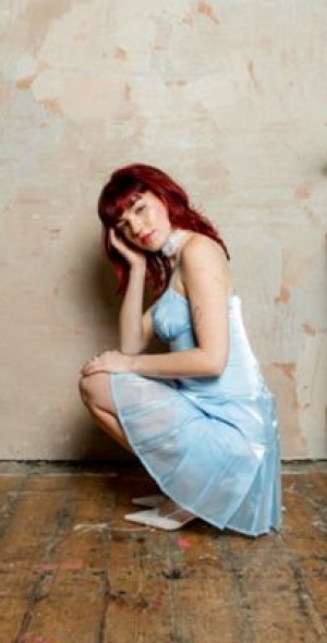 Labelrail - x Lara Adkins shimmer pleated mini dress in blue