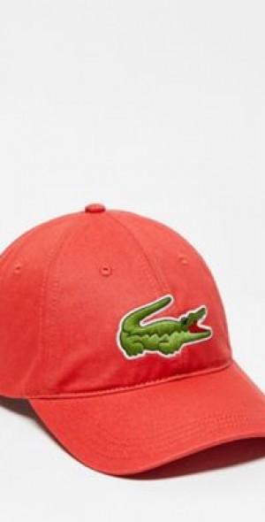 Lacoste - logo cap in red