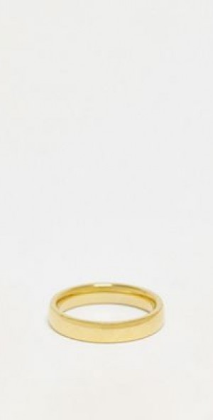 LOST SOULS - Lost Souls stainless steel band ring in gold