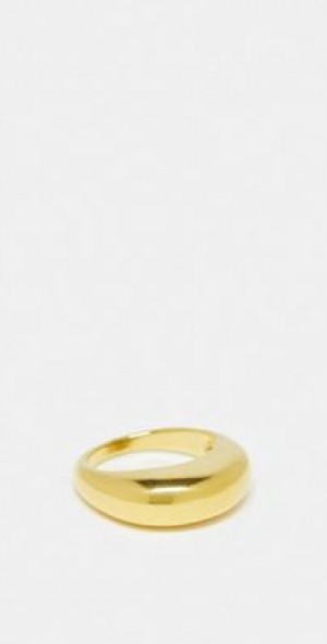 LOST SOULS - Lost Souls stainless steel puff ring in gold
