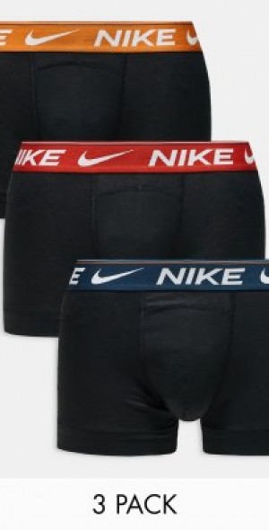 Nike - Dri-FIT ultra comfort 3 pack briefs with colored waistband in ...