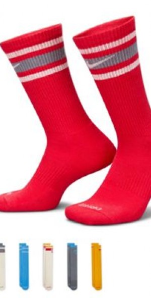 Nike - Everyday Cushion Plus 6 pack retro socks in multi