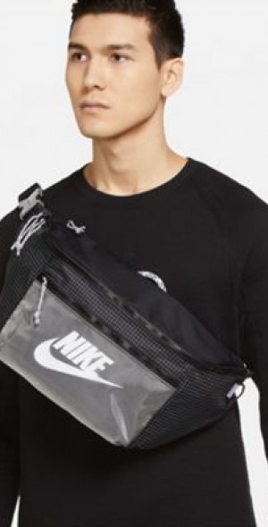 Nike - Tech color block fanny pack in black