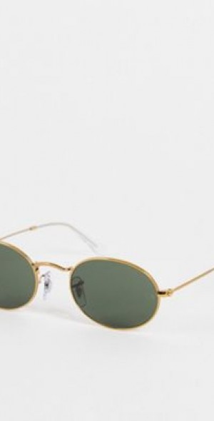 Ray-Ban - Oval Sunglasses In Gold