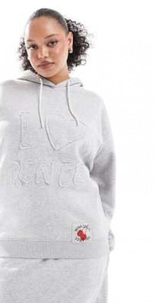 Renee Studio - exclusive oversized I heart Renee logo patch hoodie in ...