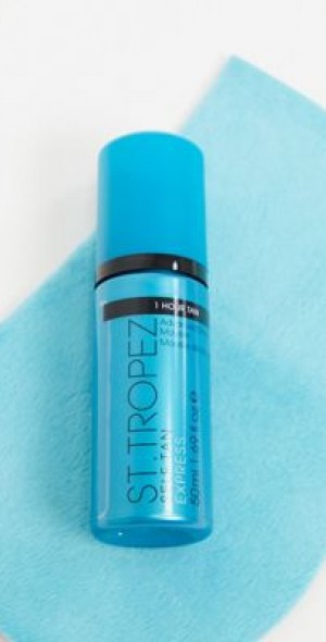 St. Tropez - Self Tan 1hr Express 50ml and Tanning Mitt Mini Kit-No color