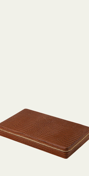 AERIN - Enzo Leather Travel Chess Set