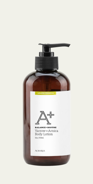 Agraria - 12 oz. Lemon Verbena A+ Yarrow + Arnica Body Lotion